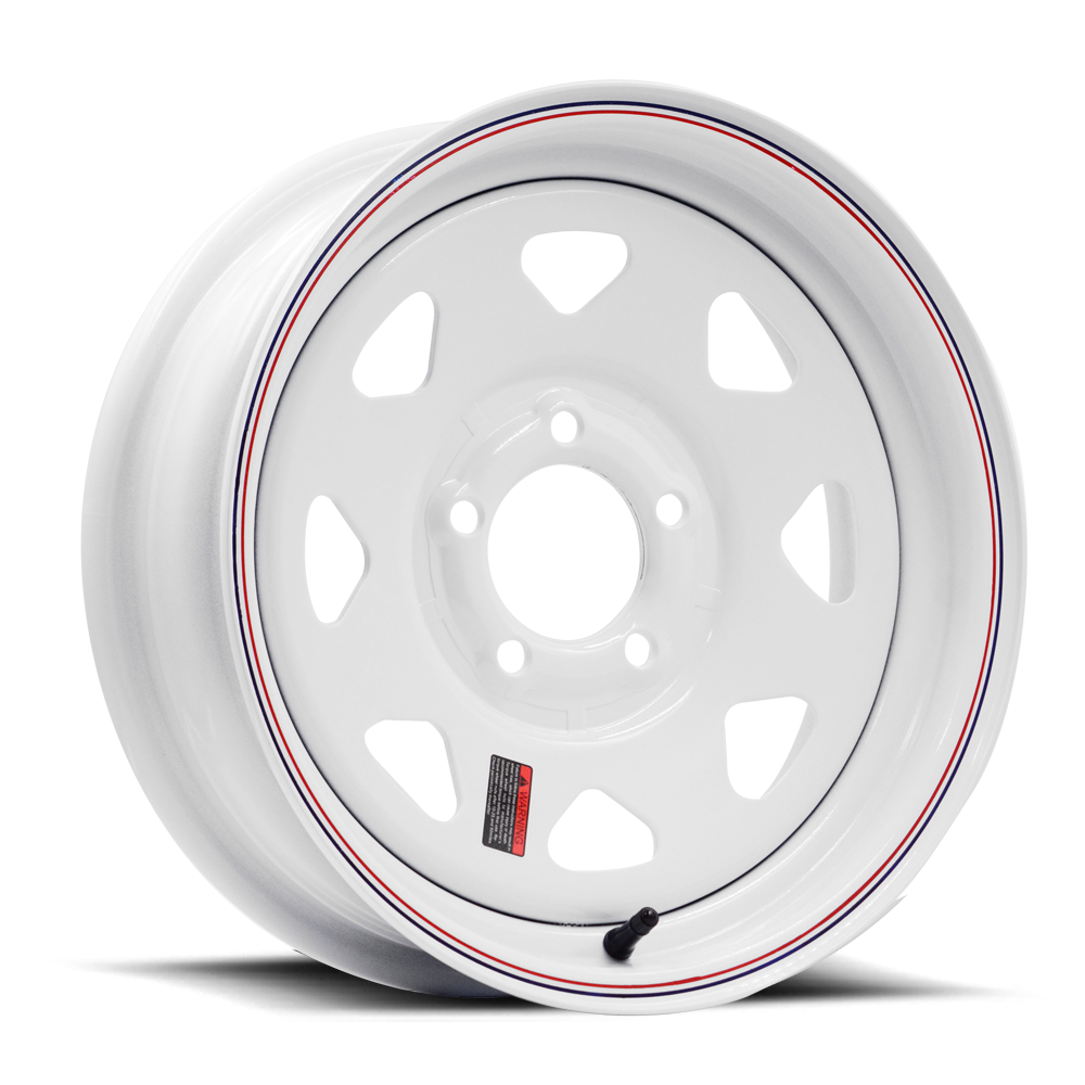 80 White 8 Spoke TR – Raceline Wheels