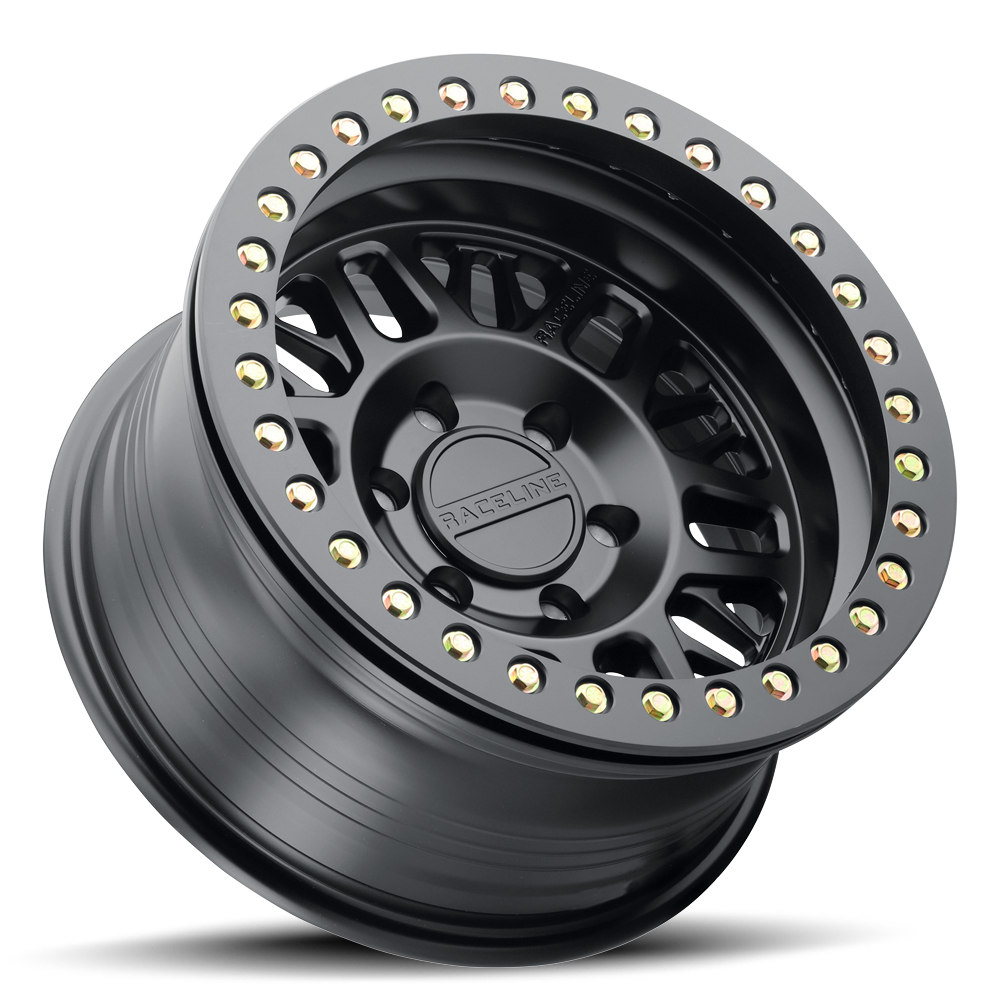 RT951B Ryno Cast Beadlock - Satin Black w/Black Beadlock Ring ...