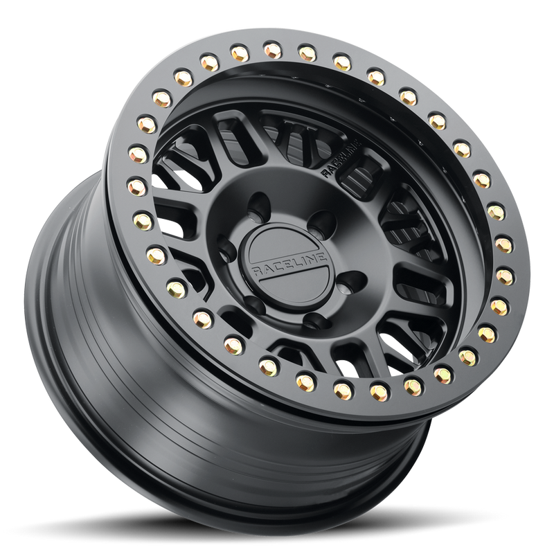 RT951B Ryno Cast Beadlock - Satin Black w/Black Beadlock Ring ...