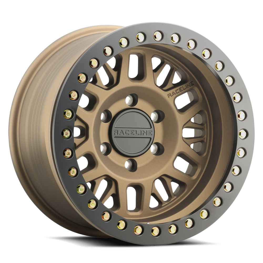 RT951BZ Ryno Cast Beadlock - Textured Bronze w/ Black Beadlock Ring ...