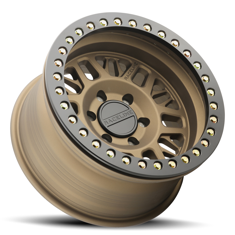 RT951BZ Ryno Cast Beadlock - Textured Bronze w/ Black Beadlock Ring ...