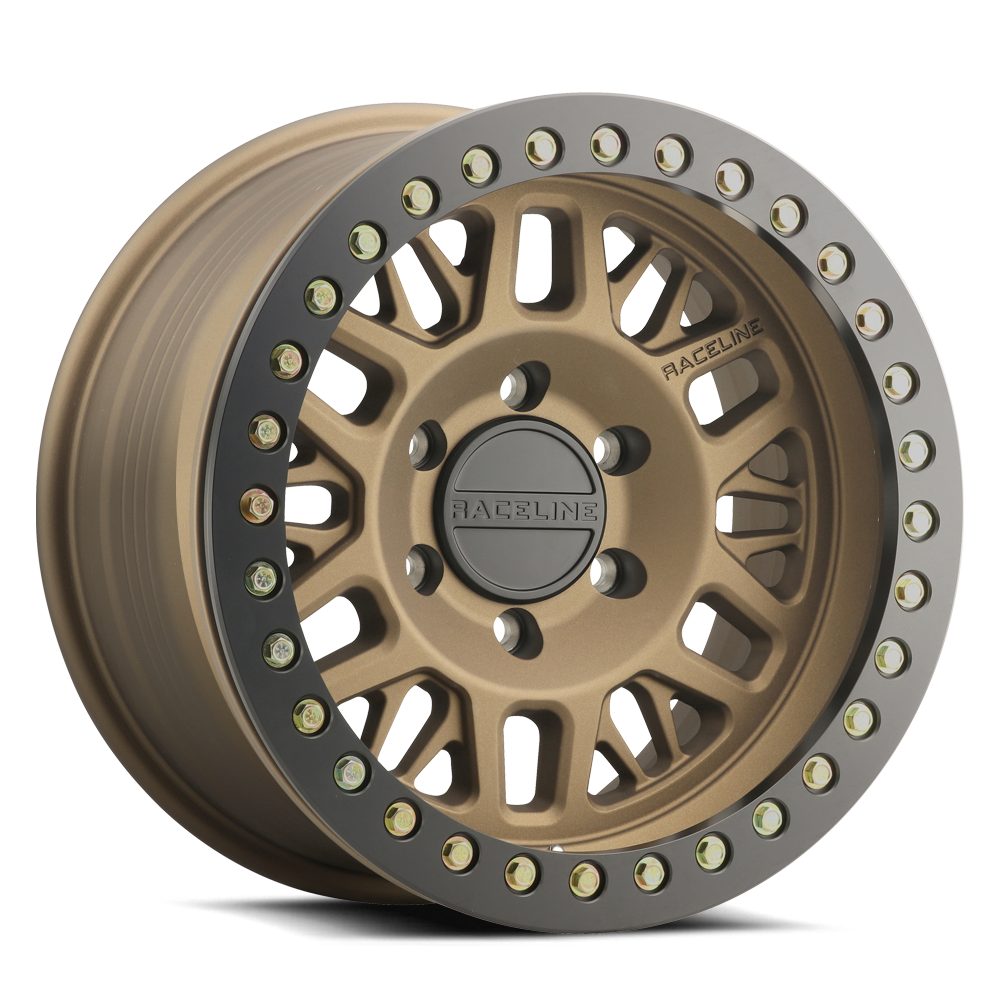 RT951BZ Ryno Cast Beadlock - Textured Bronze w/ Black Beadlock Ring ...