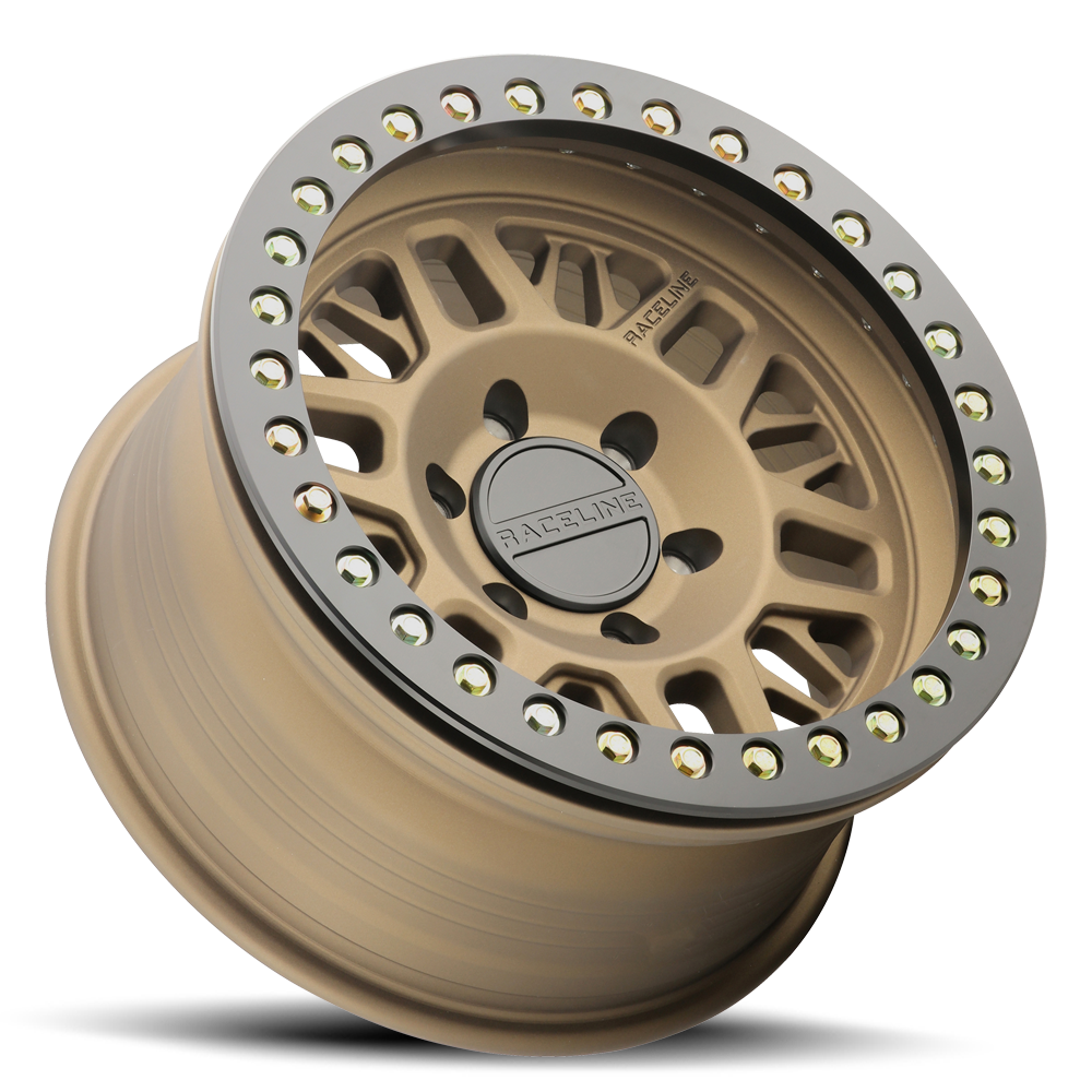 RT951BZ Ryno Cast Beadlock - Textured Bronze w/ Black Beadlock Ring ...